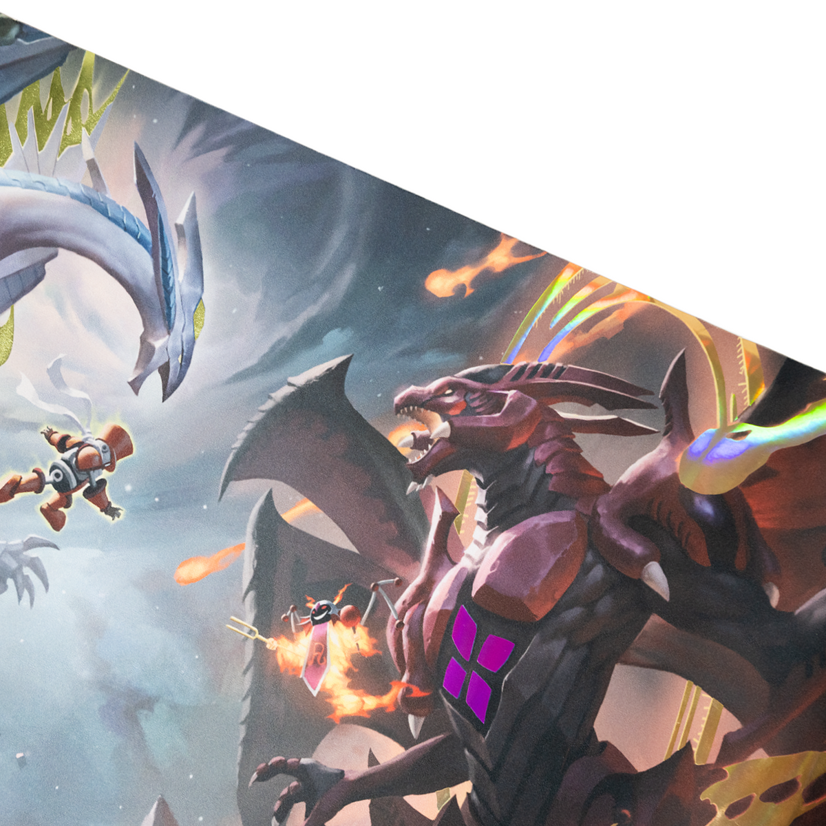 Crimson Vs Majestic Holo Series Playmat! – TSX1 - Premium TCG Accessories